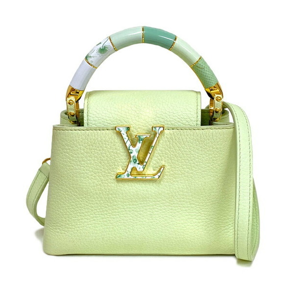 Louis Vuitton | Bags | Louis Vuitton Capucines Green Verde Handbag ...